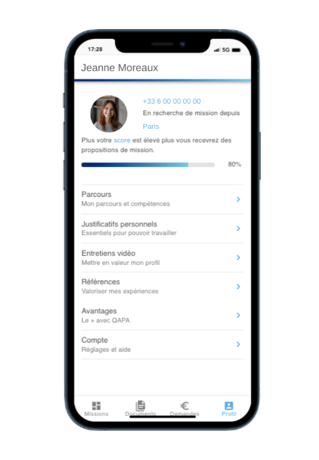 Comment modifier mon profil ? – QAPA